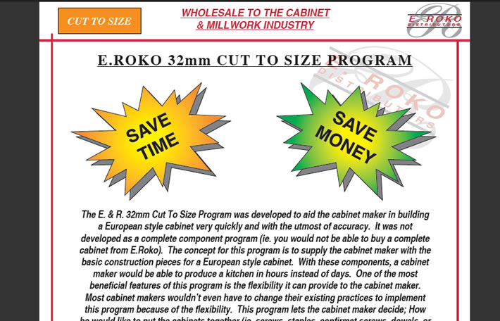 E.Roko 32mm cut to size program – Colonial Countertops – Blog